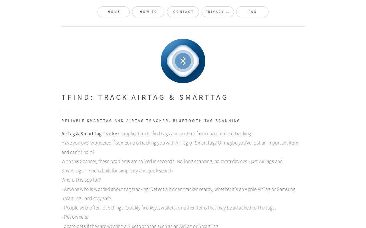 TFind: Track AirTag & SmartTag